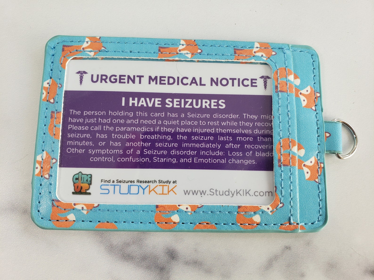 Seizure Card Seizure Emergency Card Seizure Medical Card - Etsy