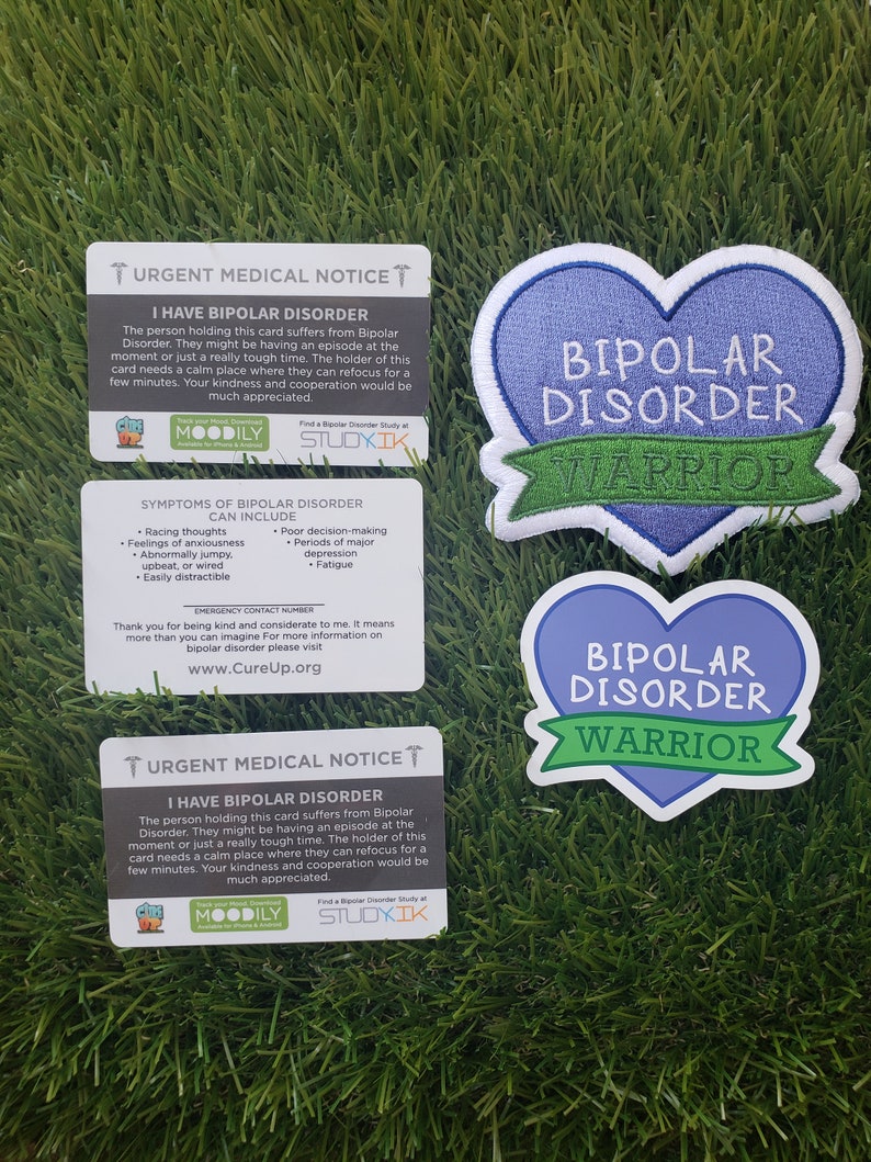 Bipolar Disorder Card Bipolar Disorder Emergency Card - Etsy Australia