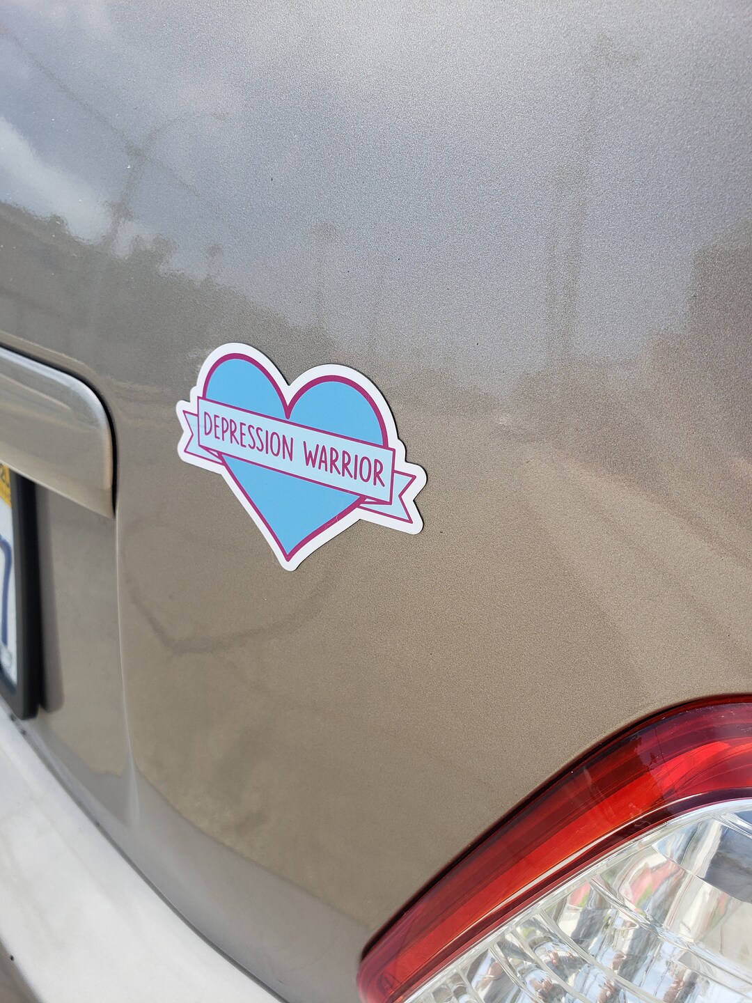 Depression Warrior Magnet - Etsy