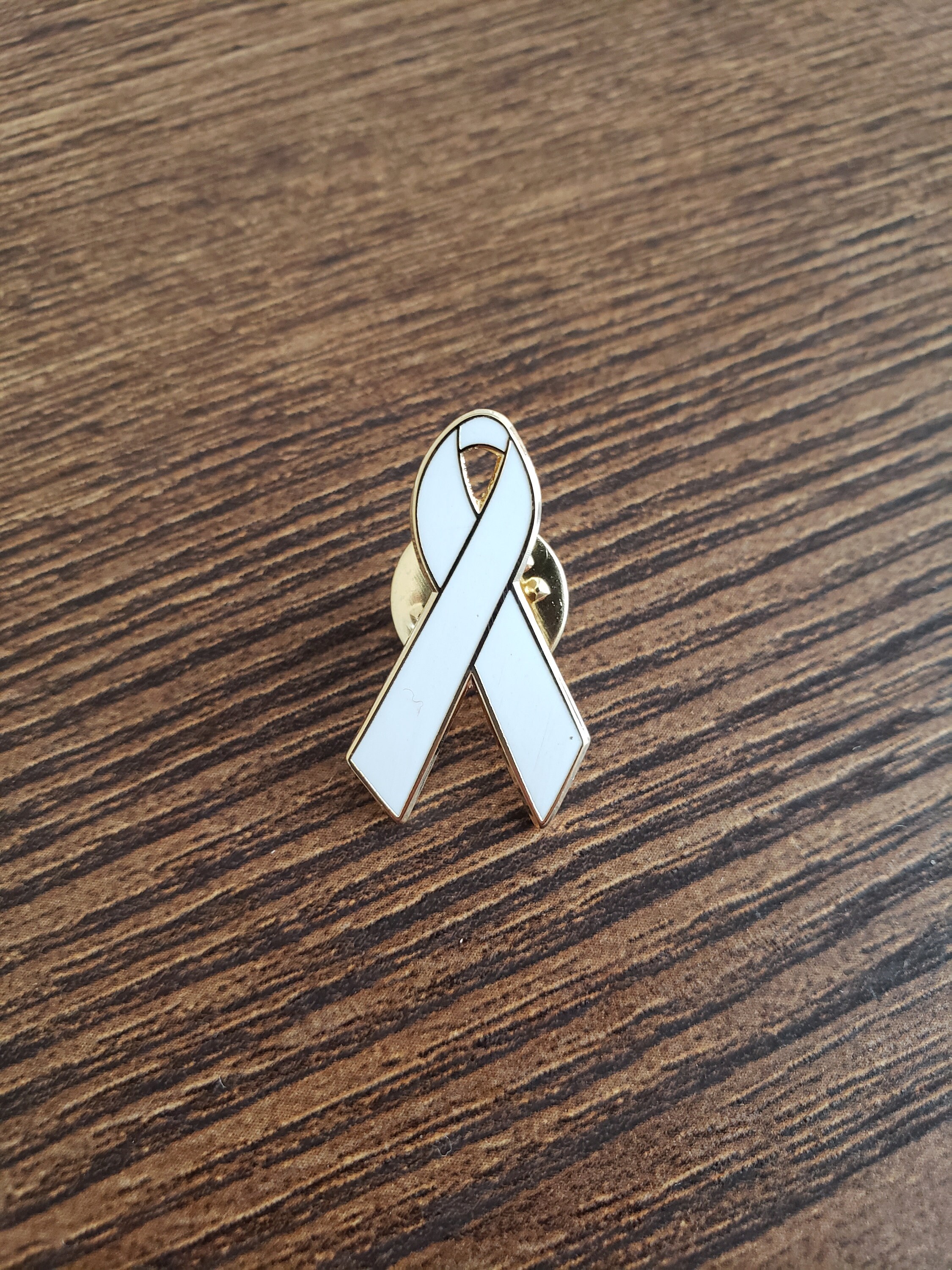 Osteoporosis Awareness Ribbon Pin - Etsy UK