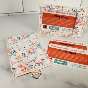 ADHD Card, ADHD Emergency Card, ADHD Medical Card, Attention Deficit ...