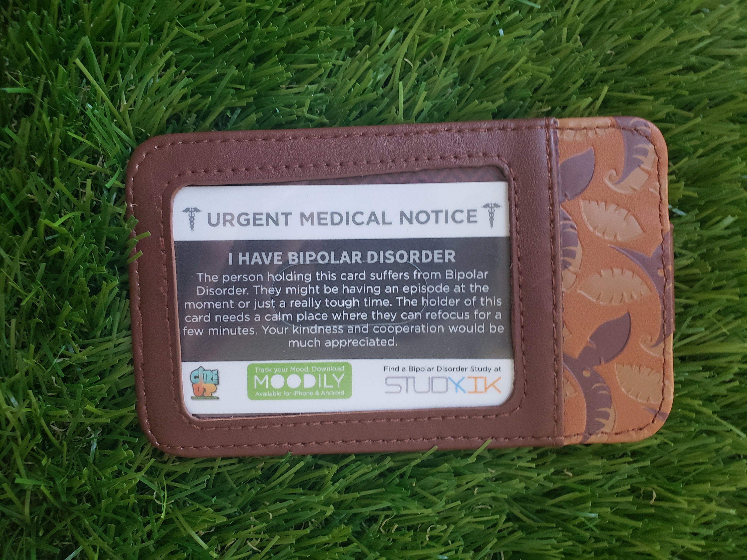 Bipolar Disorder Card Bipolar Disorder Emergency Card - Etsy Australia