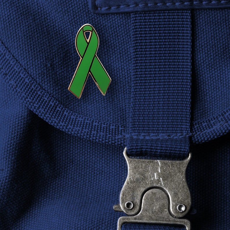 Spinal Cord Injuries Awareness Ribbon Pin Lime Green Ribbon - Etsy Ireland