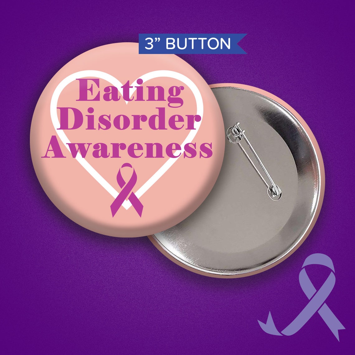Eating Disorder Awareness Button - Etsy