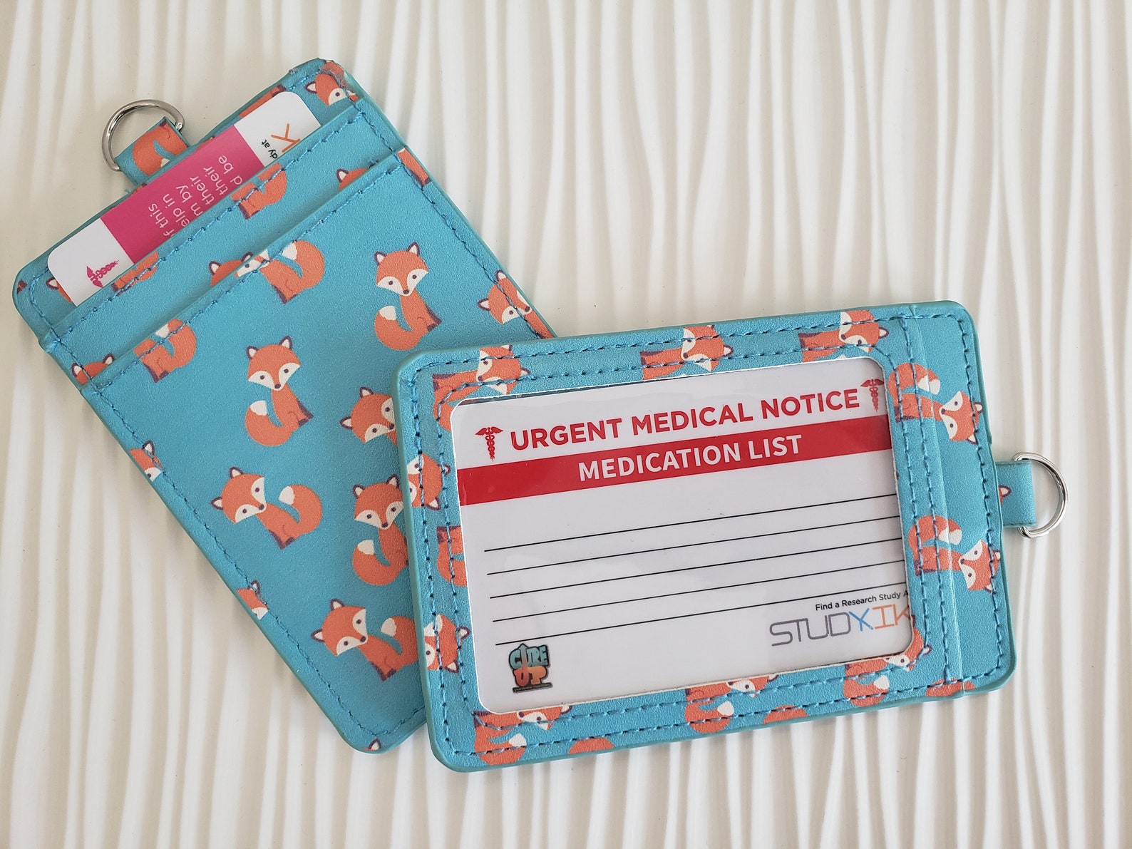 Fox Card Holder Medical Cardholder Credit Card Holder | Etsy