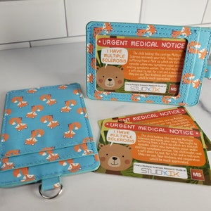 Child Multiple Sclerosis Card, Kid Multiple Sclerosis Emergency Card ...