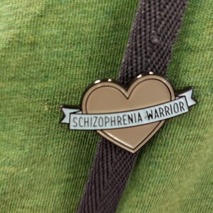 Schizophrenia Warrior Pin - Etsy