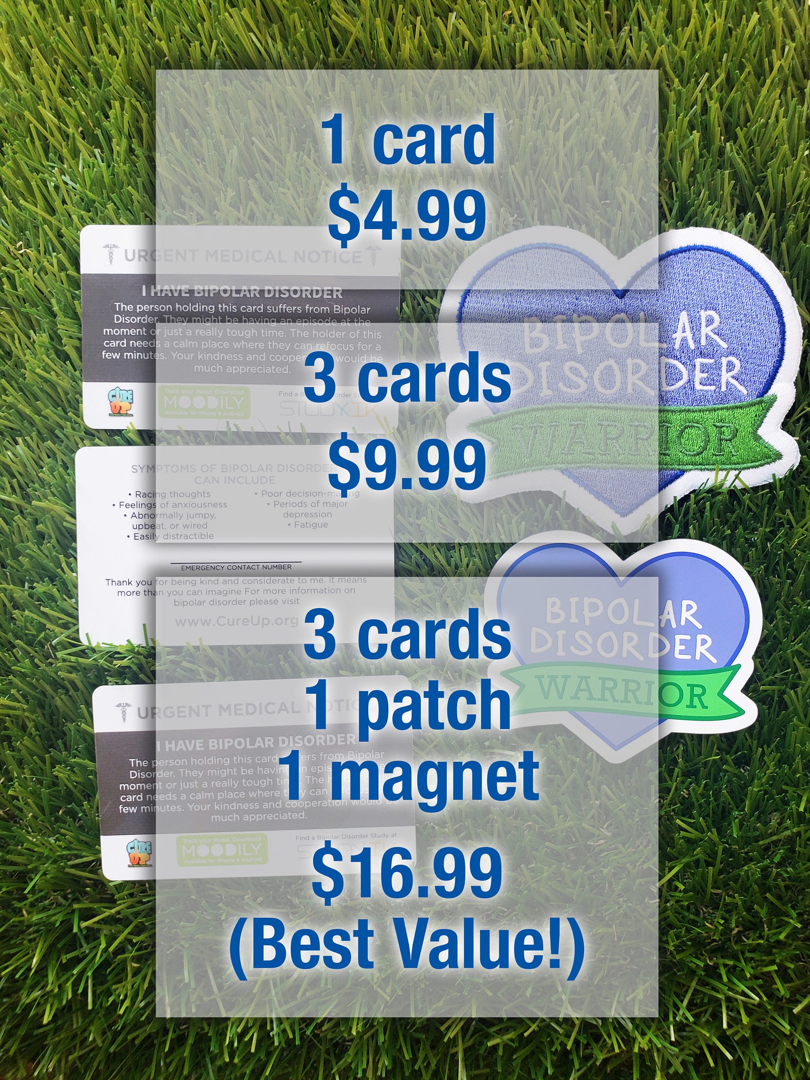 Bipolar Disorder Card Bipolar Disorder Emergency Card - Etsy Australia