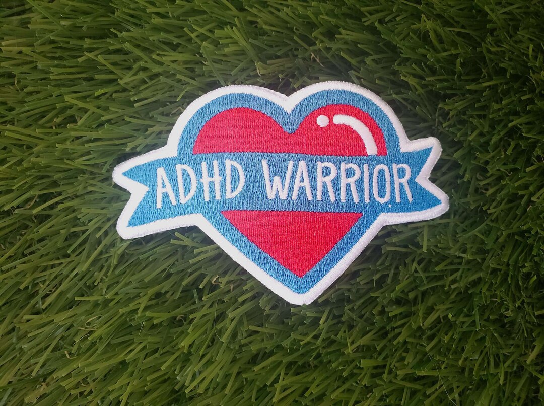 ADHD Warrior Patch - Etsy