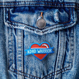ADHD Warrior Pin - Etsy