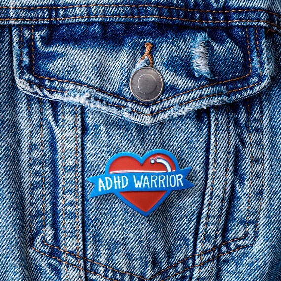 ADHD Warrior Pin | Etsy