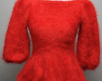 Angora sweater | Etsy