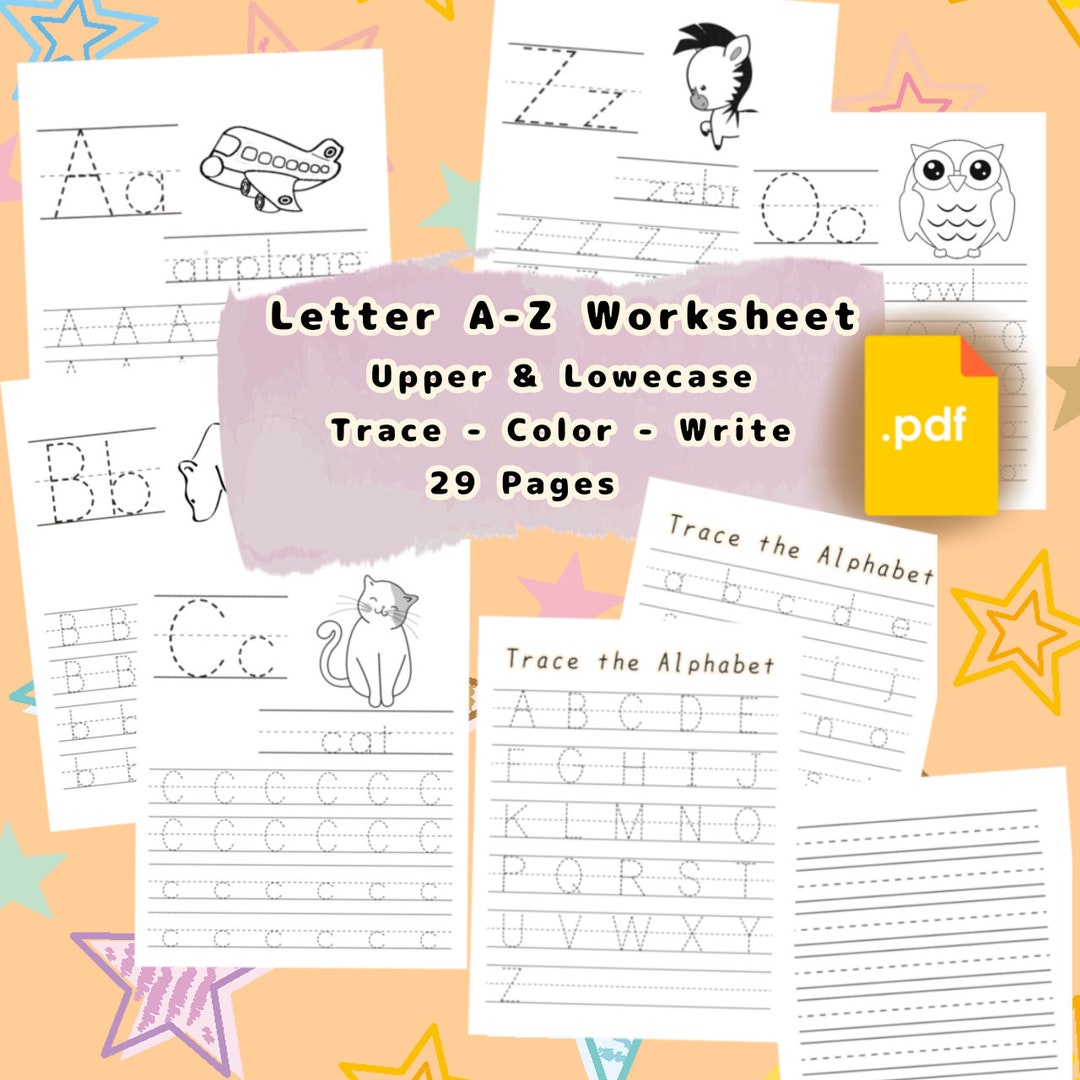Preschool Alphabet Worksheets, Preschool Worksheets, Letter Sounds ...