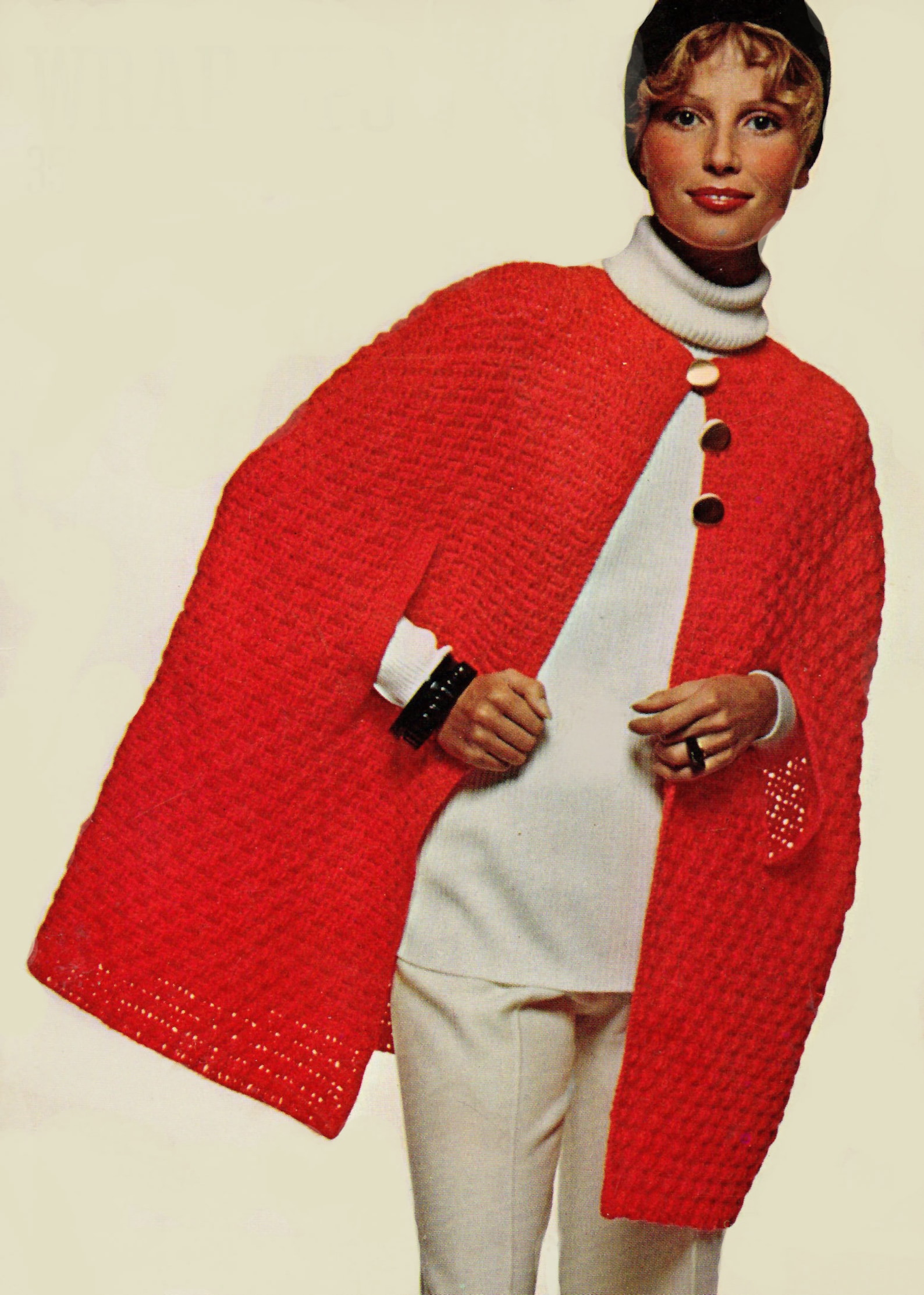 Cape Crochet Pattern, Long or Short Crochet Cape Pattern, Crochet Shawl ...