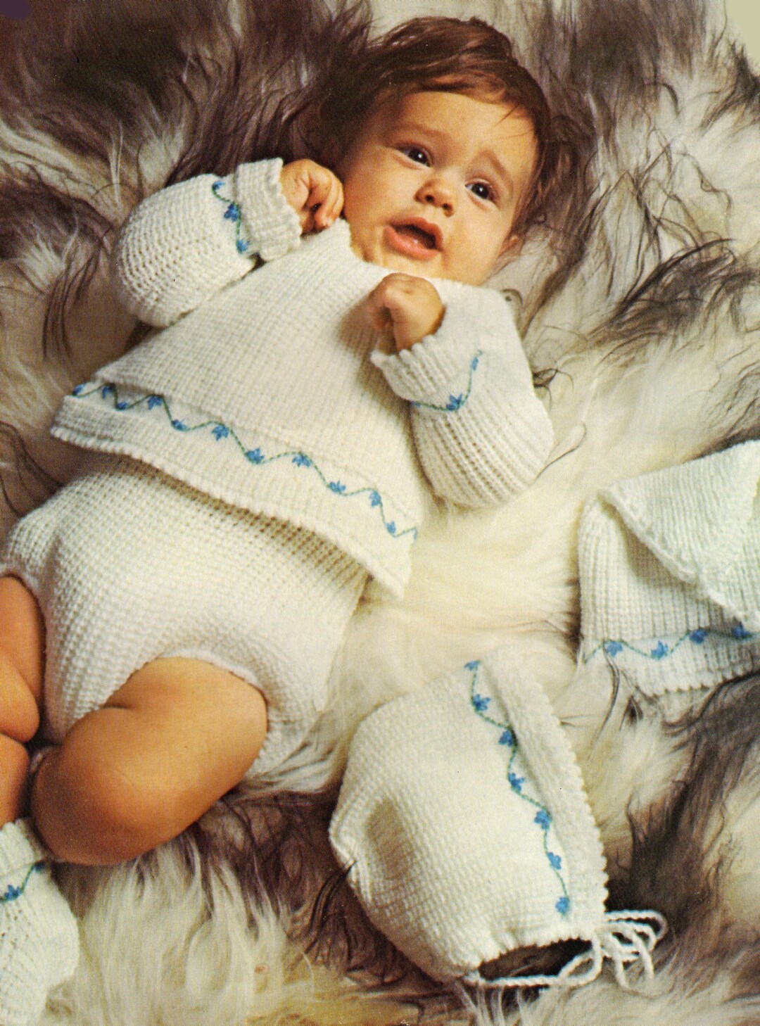 Baby Boy Knitting Pattern, Baby Boy Sweater Pattern With Pants, Hat ...
