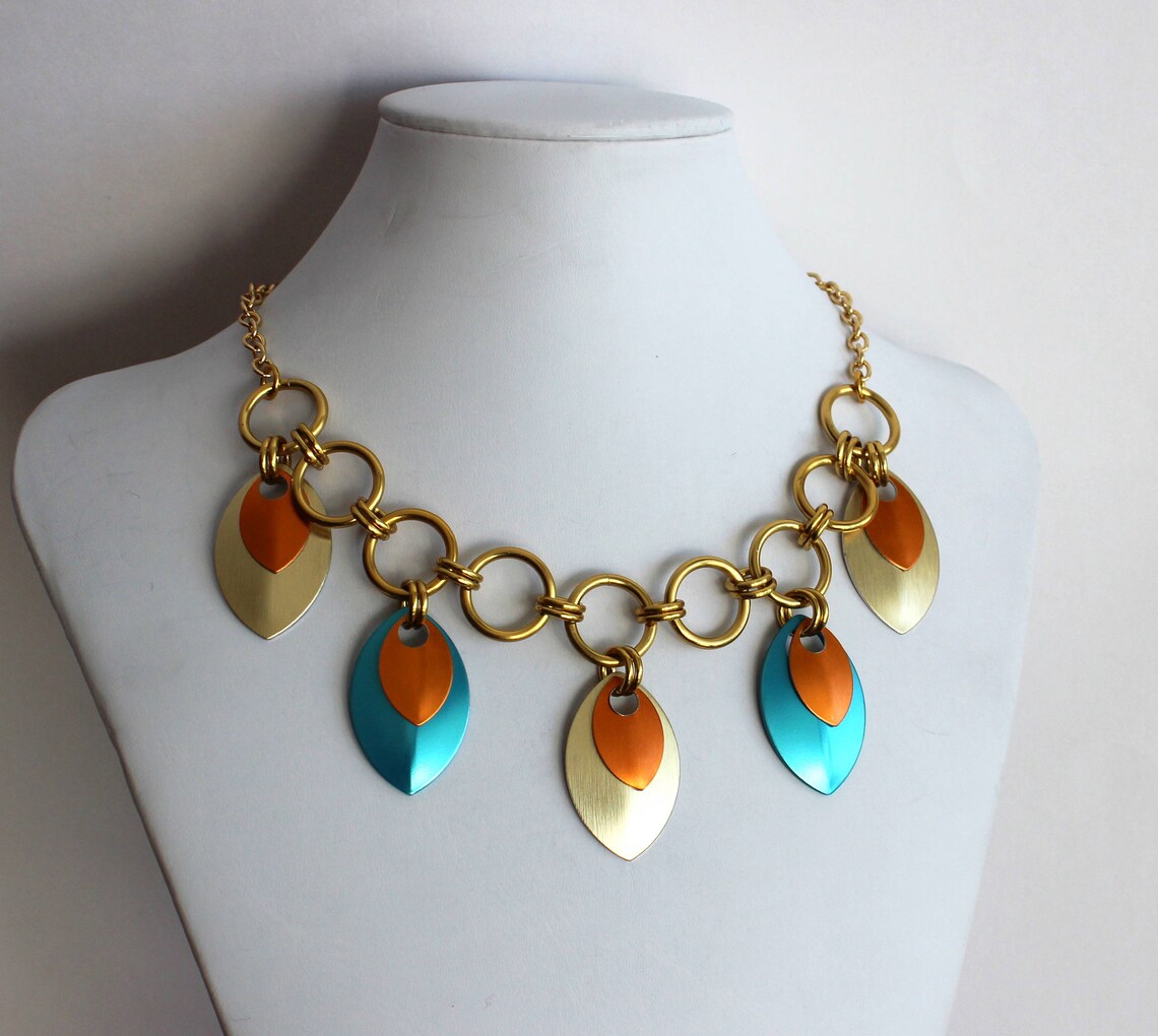 Stacked Scale Necklace Kit - Etsy