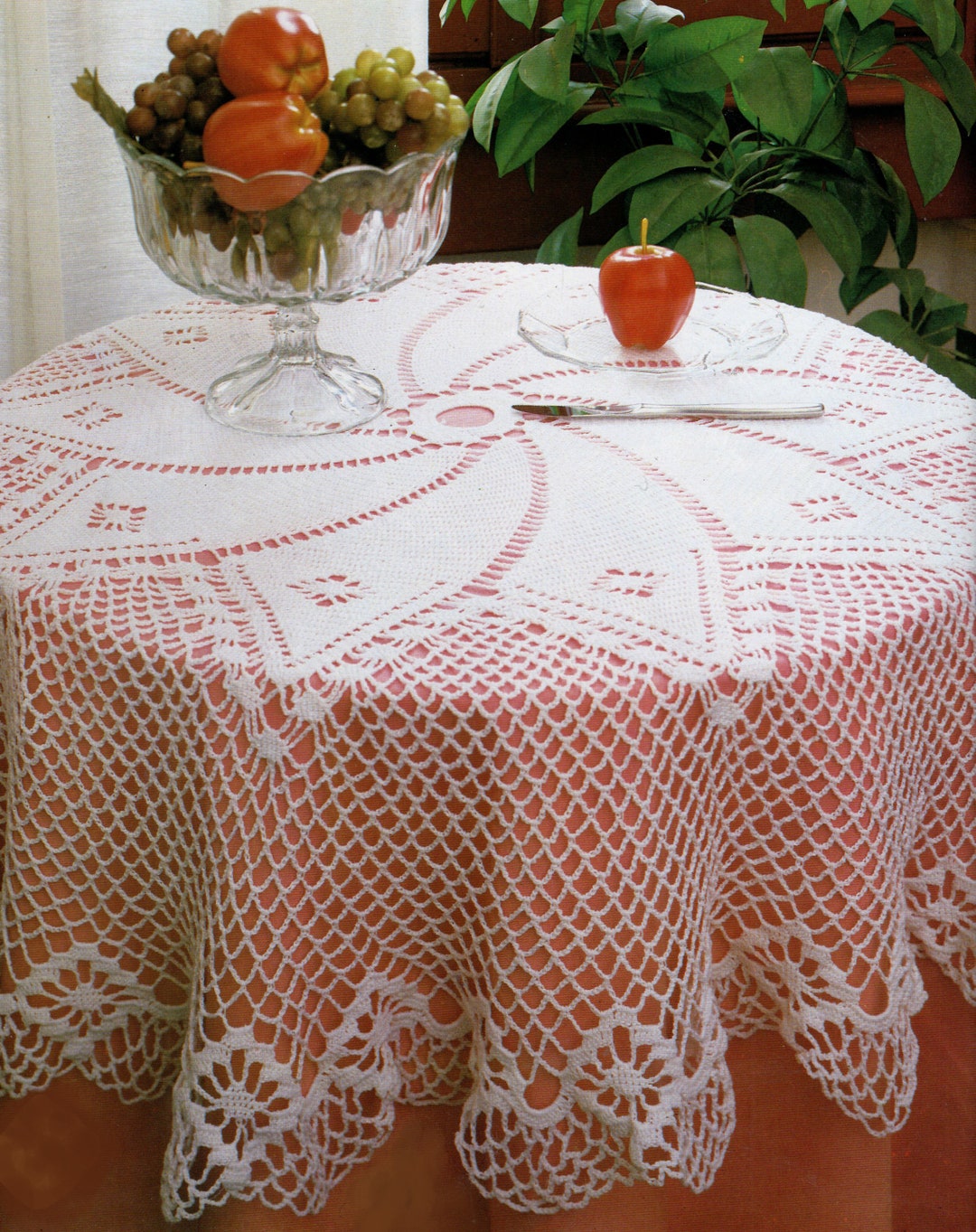 Thread Crochet Pattern / Crochet Tablecloth Pattern / Crochet Home ...
