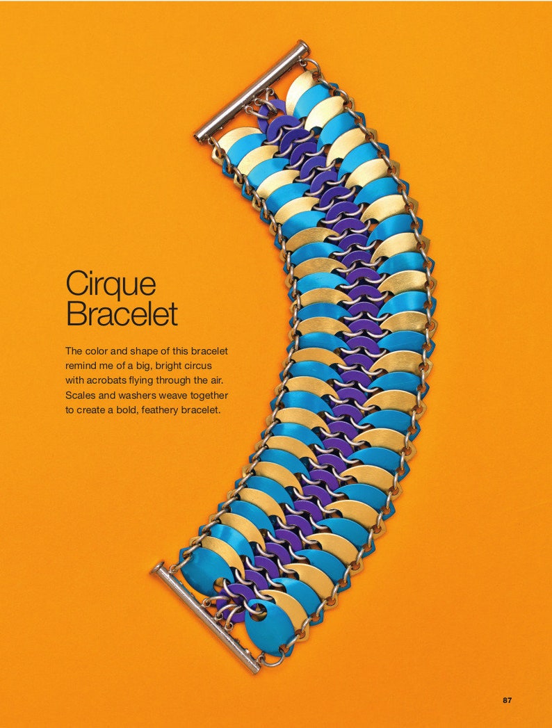 Chain Mail + Color Book - 20 Chainmail Jewelry Patterns Instant PDF ...