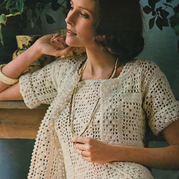Filet Crochet Shirt - Etsy