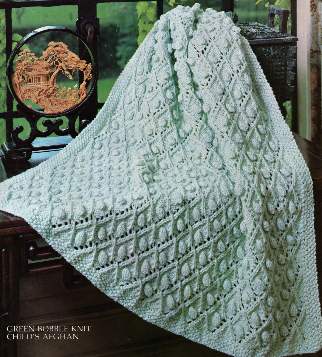 Baby Knitting Pattern, Baby Afghan Knitting Pattern, Kids Afghan ...