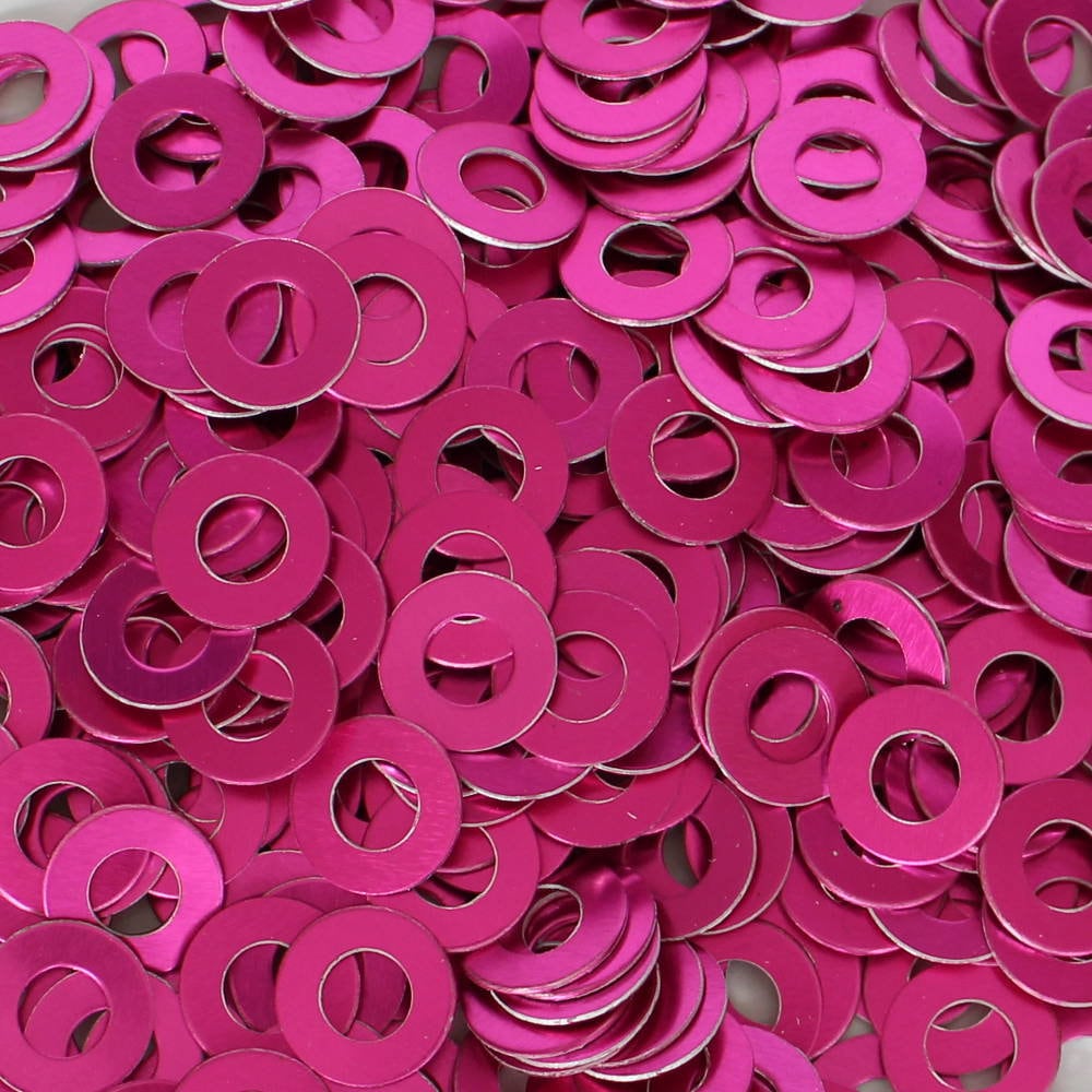 50 Anodized Aluminum Washers; Chainmail Jewelry Supplies, Aluminum ...