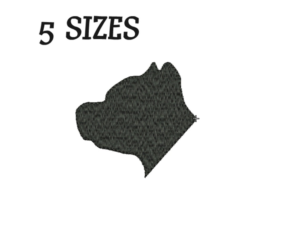 Pit Bull Dog Embroidery Design Pit Bull Machine Embroidery Designs Dog ...