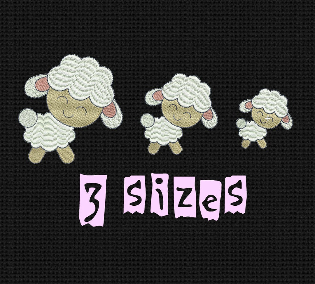 Sheap Embroidery Design Animals Baby Lamb Machine Embroidery Designs ...