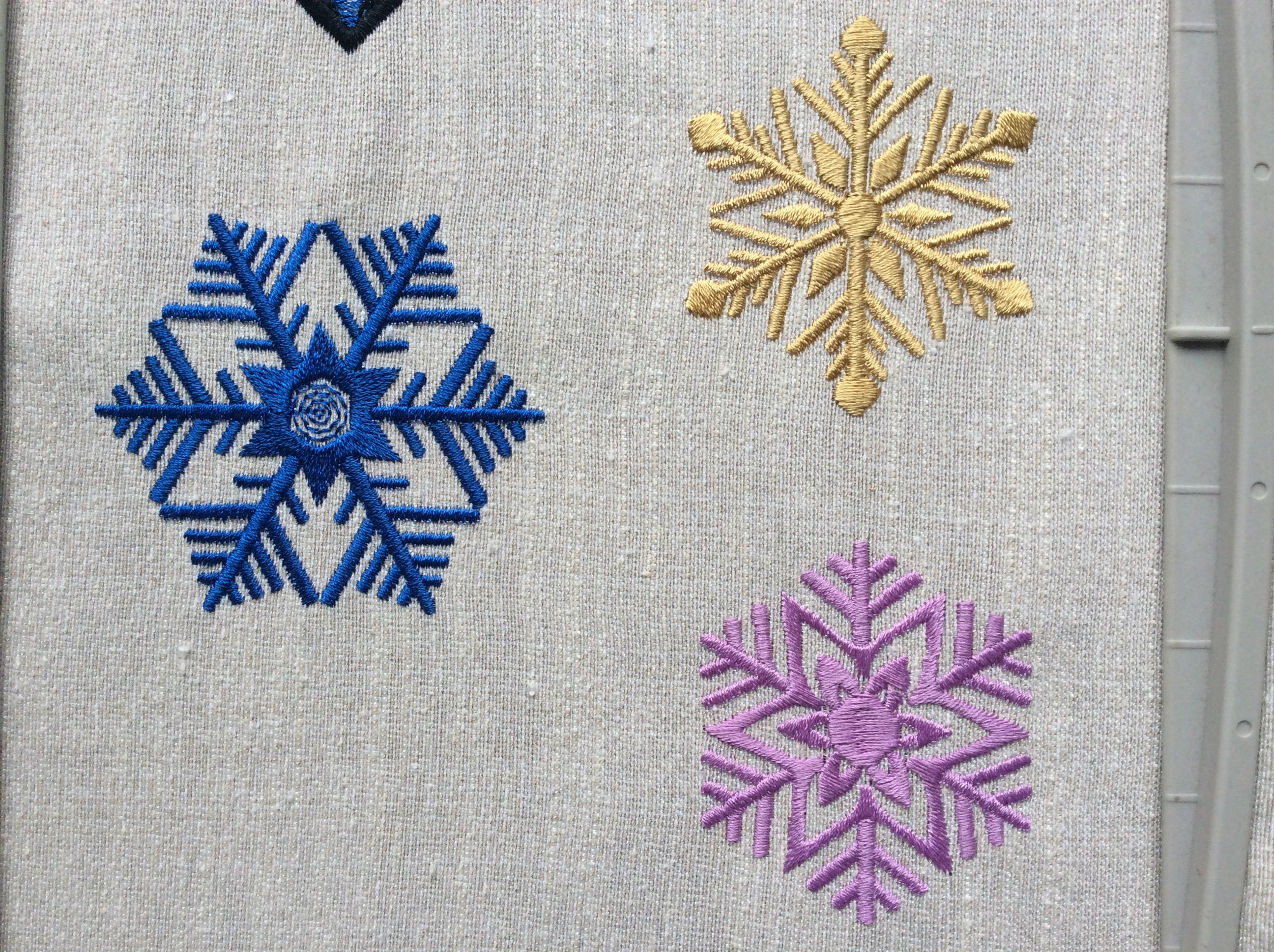 SET Snowflakes Embroidery design Snow Flake Machine Embroidery | Etsy