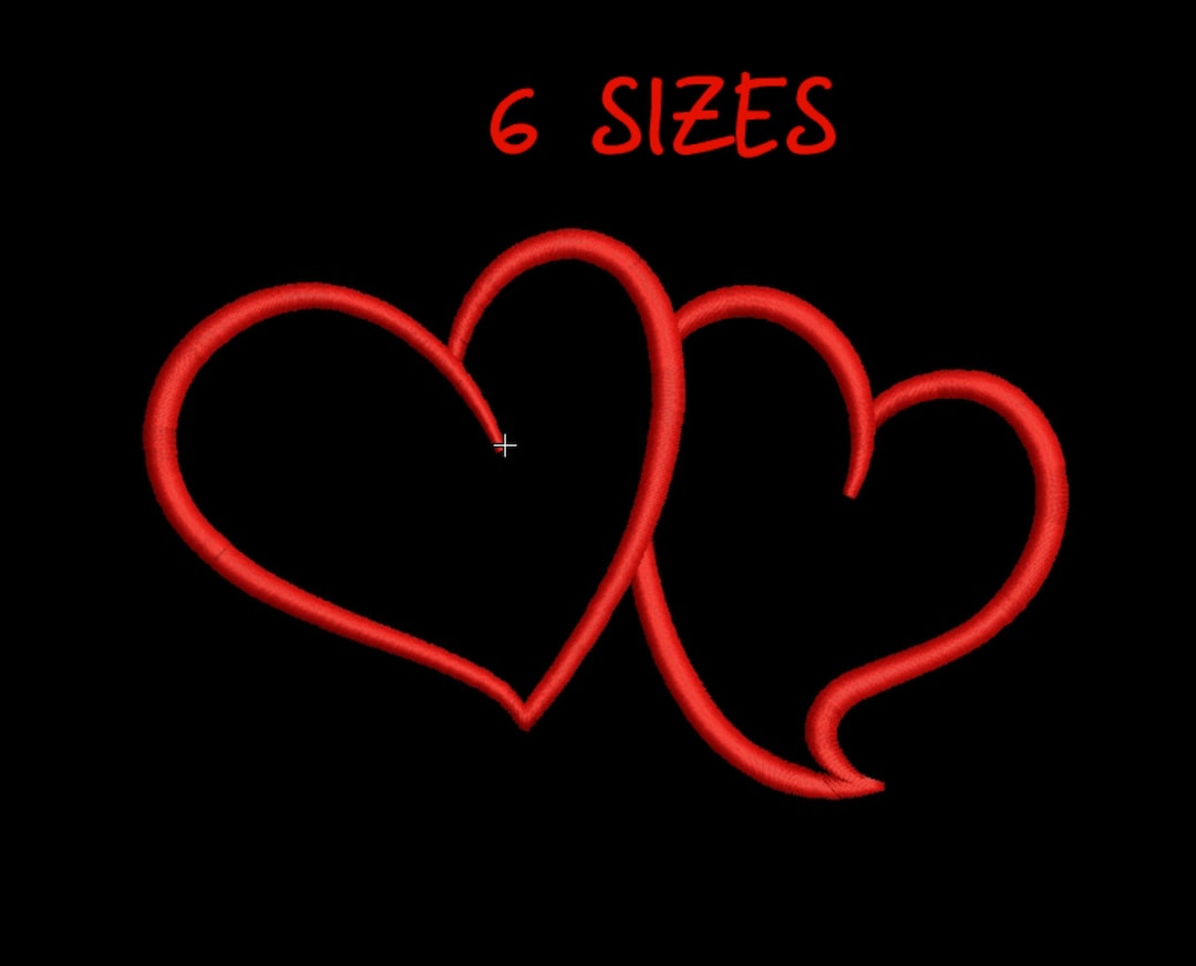 Amour Embroidery Design Heart Machine Embroidery Designs Love Heart ...