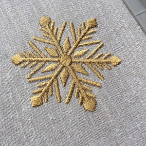 Snowflake Embroidery Design Snow Flake Machine Embroidery | Etsy