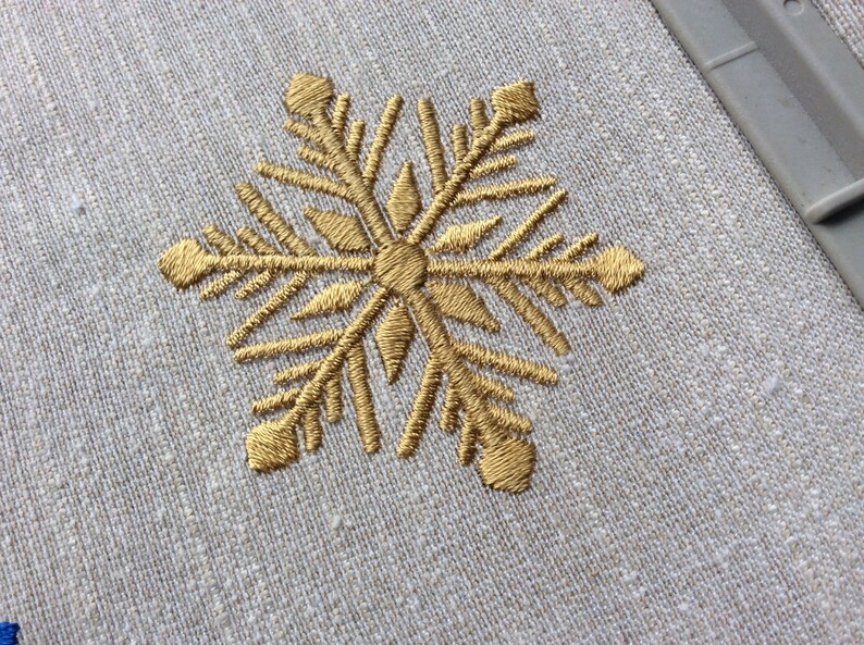 Snowflake Embroidery Design Snow Flake Machine Embroidery | Etsy