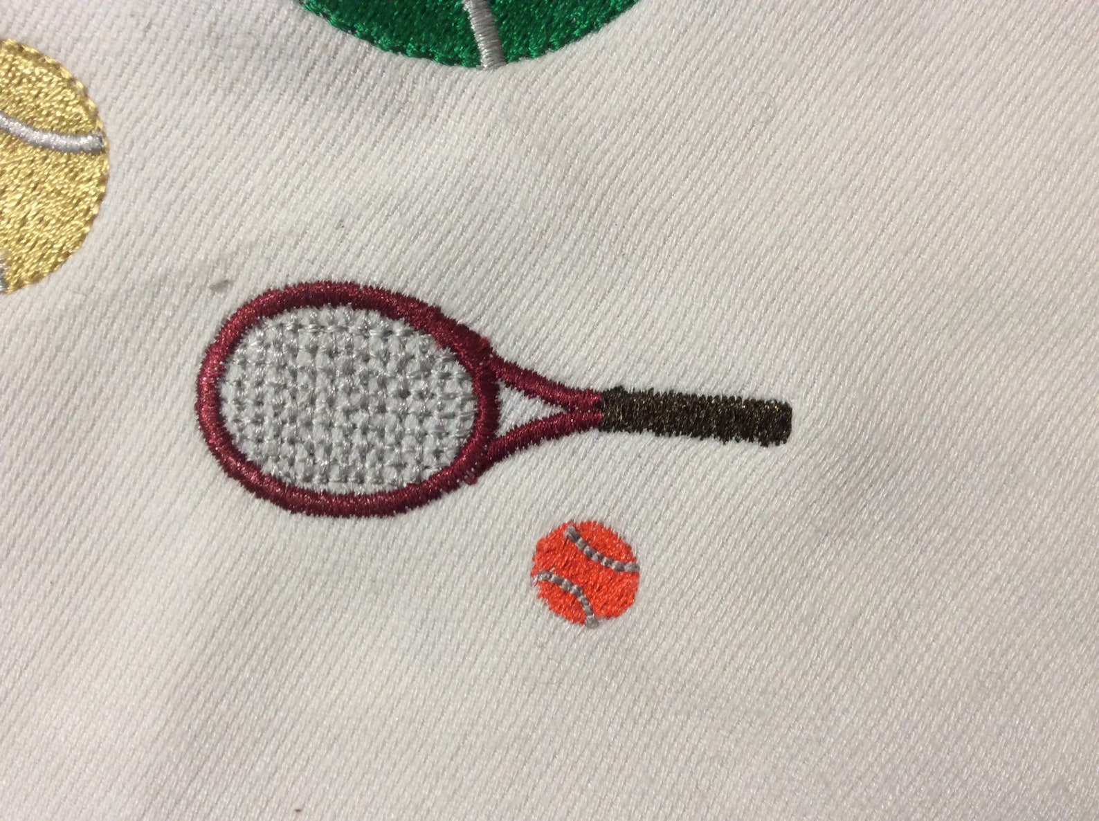 Tennis Racket Embroidery Design Racket Sport Machine - Etsy