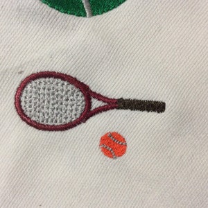 Tennis Racket Embroidery Design Racket Sport Machine Embroidery Design ...