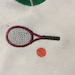Tennis Racket Embroidery Design Racket Sport Machine - Etsy