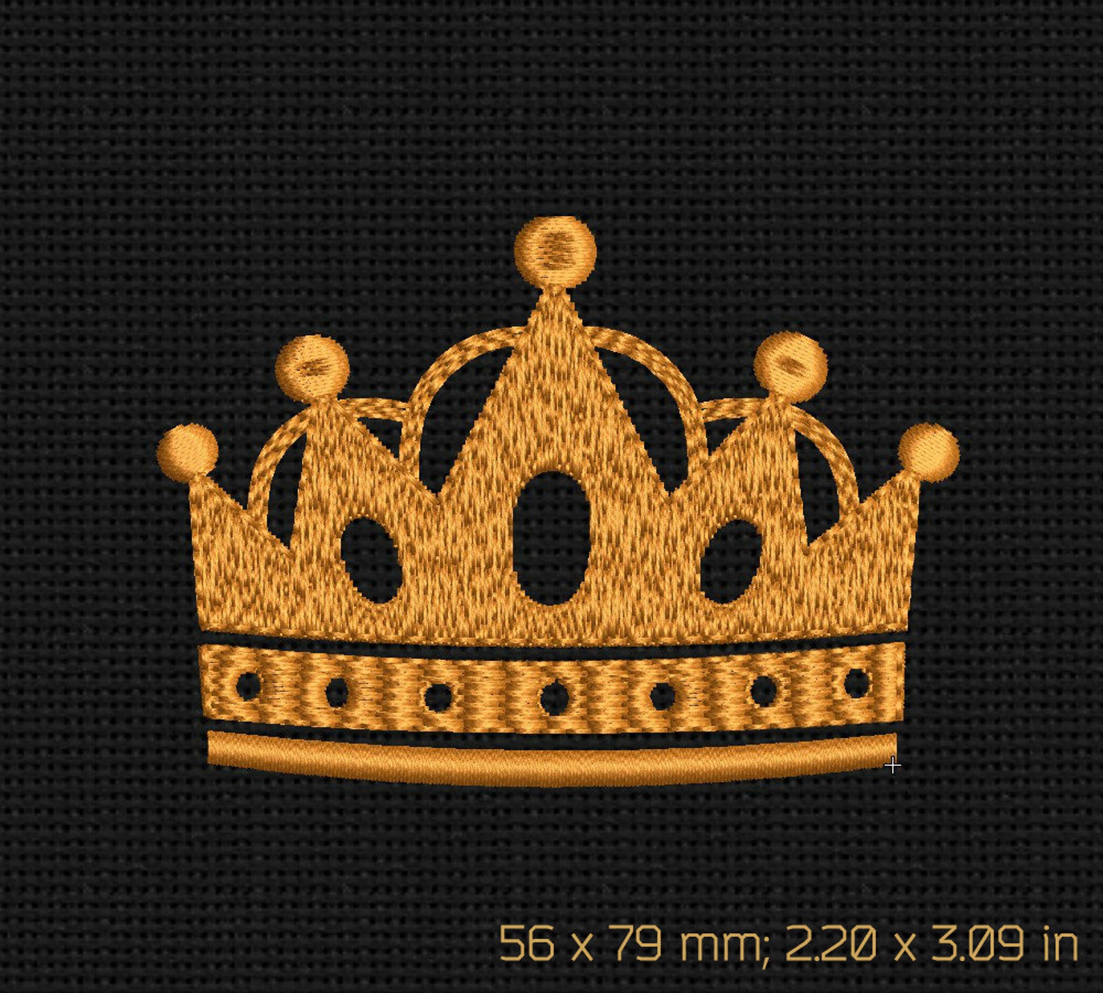 Crown Machine Embroidery Design Crown EMBROIDERY DESIGNS CROWN - Etsy
