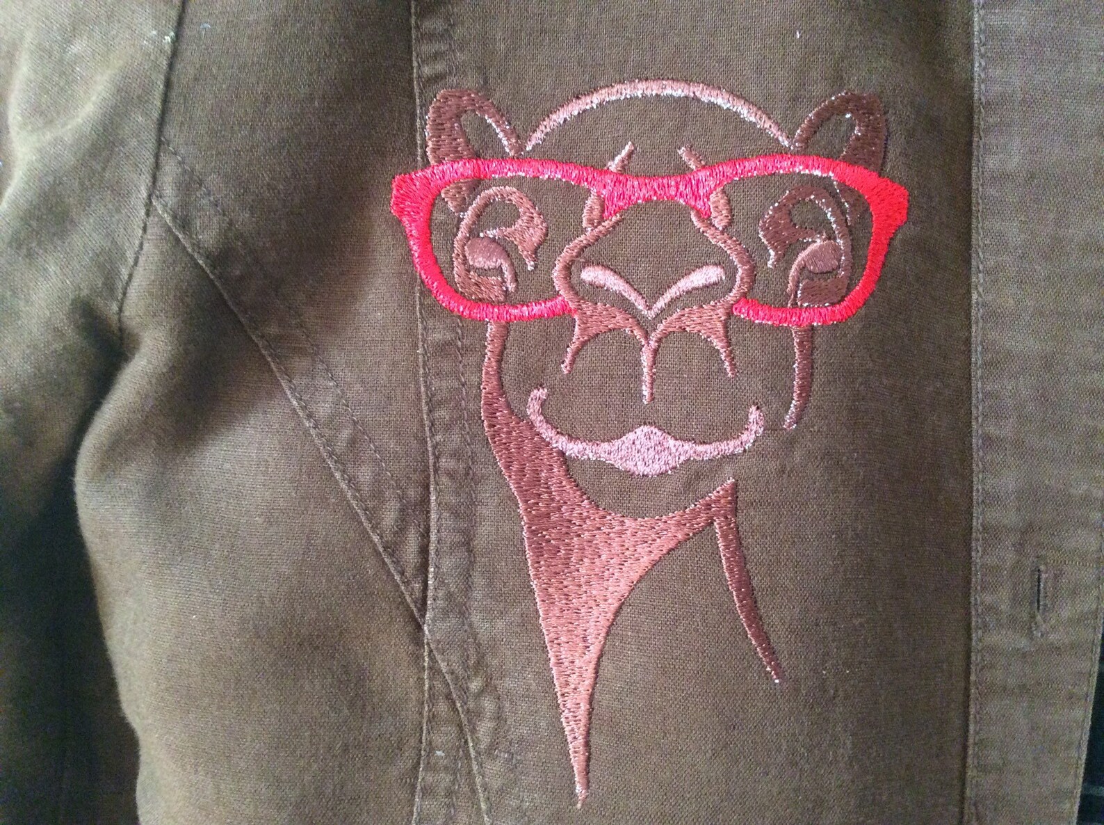 Camel Embroidery Design Animals Camel With Glasses Machine Embroidery ...