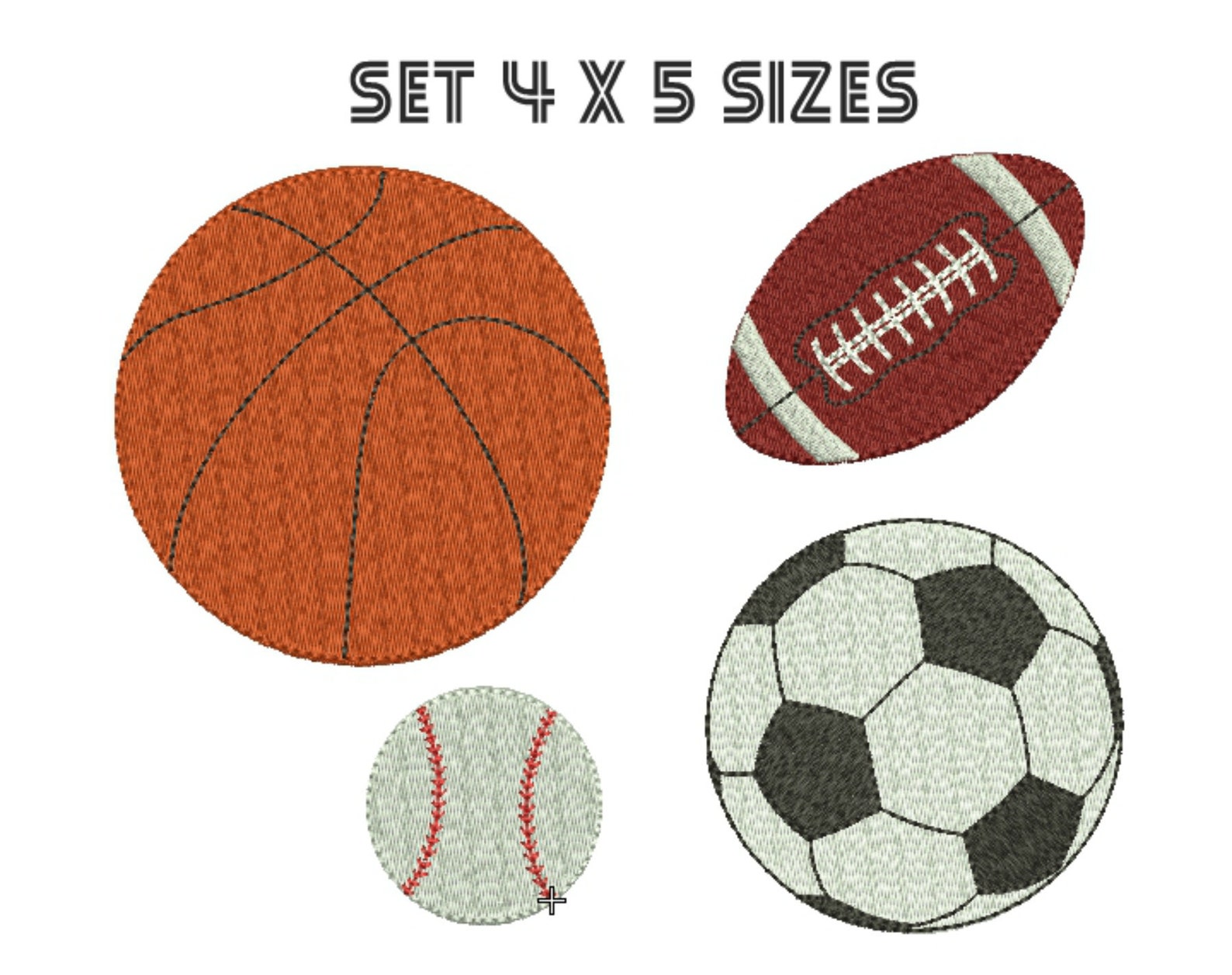 Baseball Embroidery Design Basketball Sport Machine Embroidery - Etsy