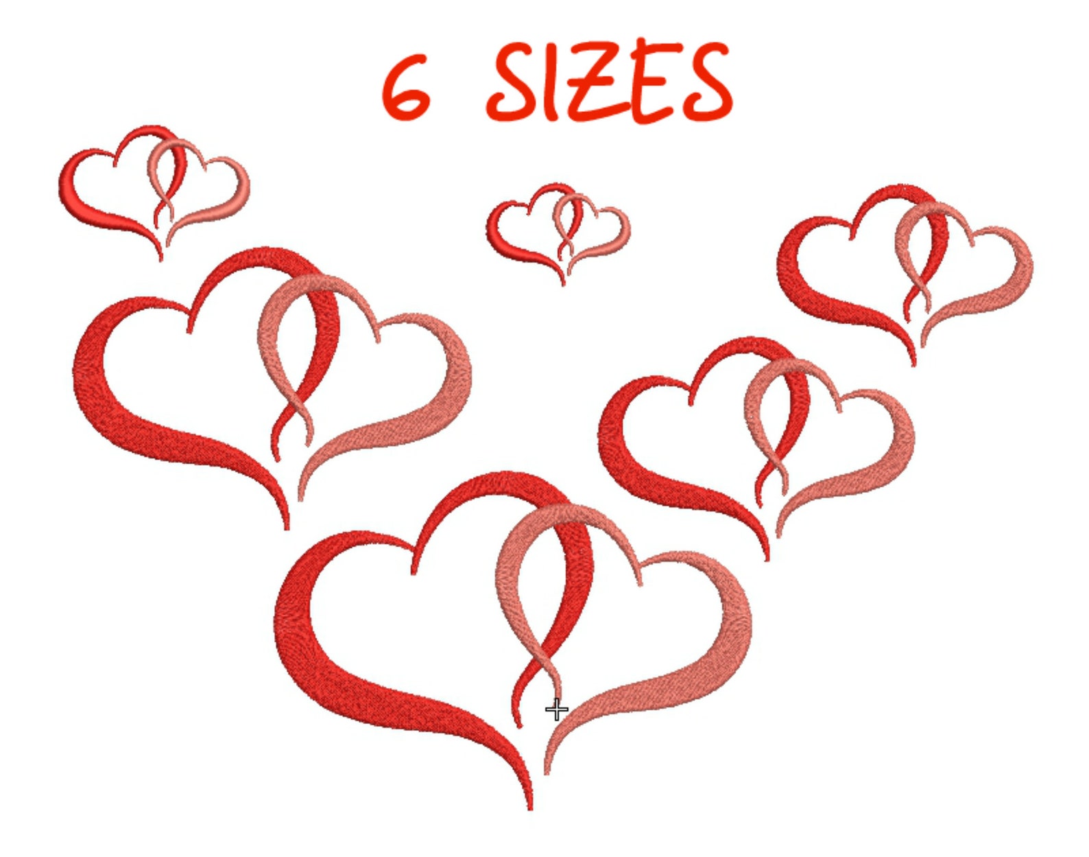 Amour Machine Embroidery Design Heart Embroidery Designs Love - Etsy