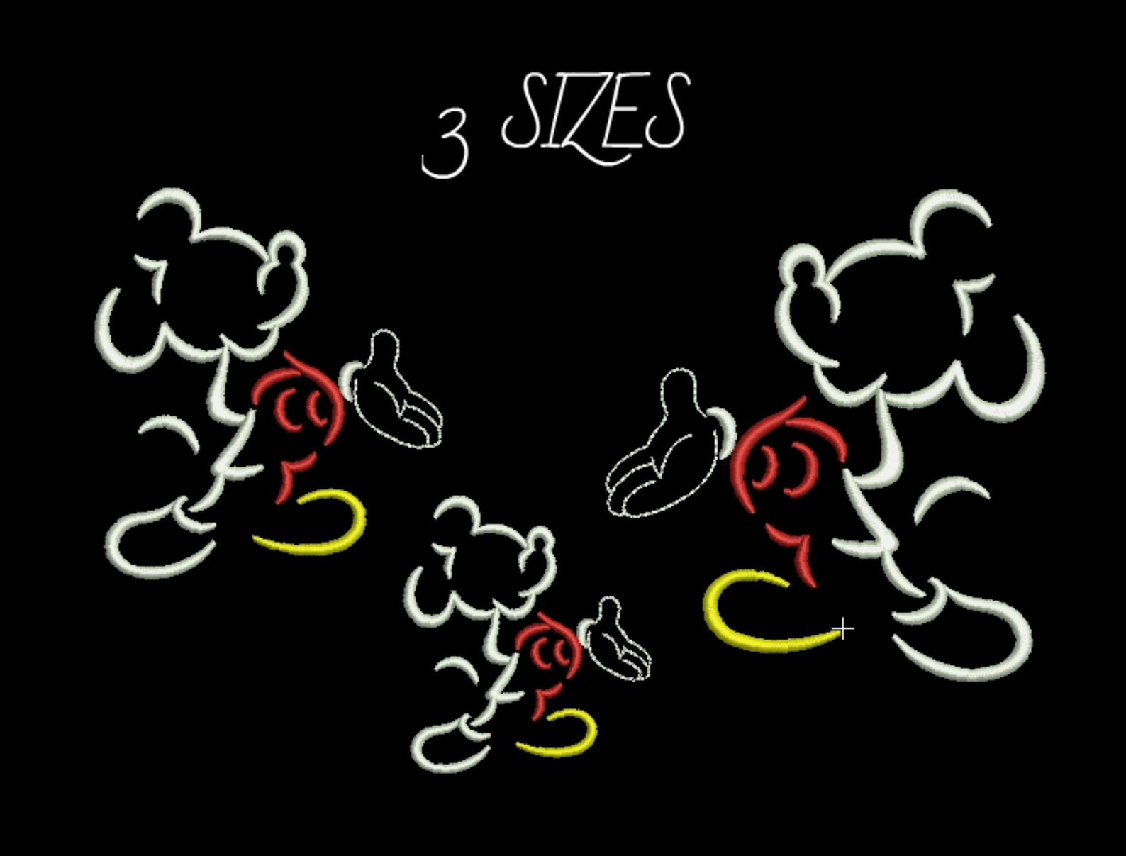 Mouse Machine Embroidery Design Mouse Embroidery Designs Mouse | Etsy