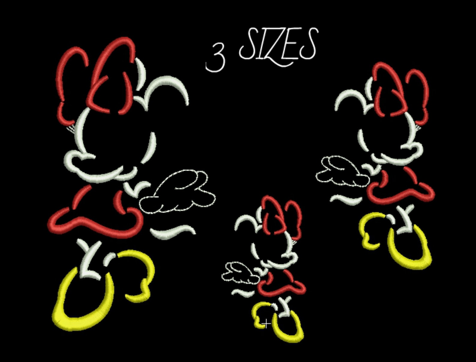Mouse Machine Embroidery Designs Mouse Girl Embroidery Design - Etsy
