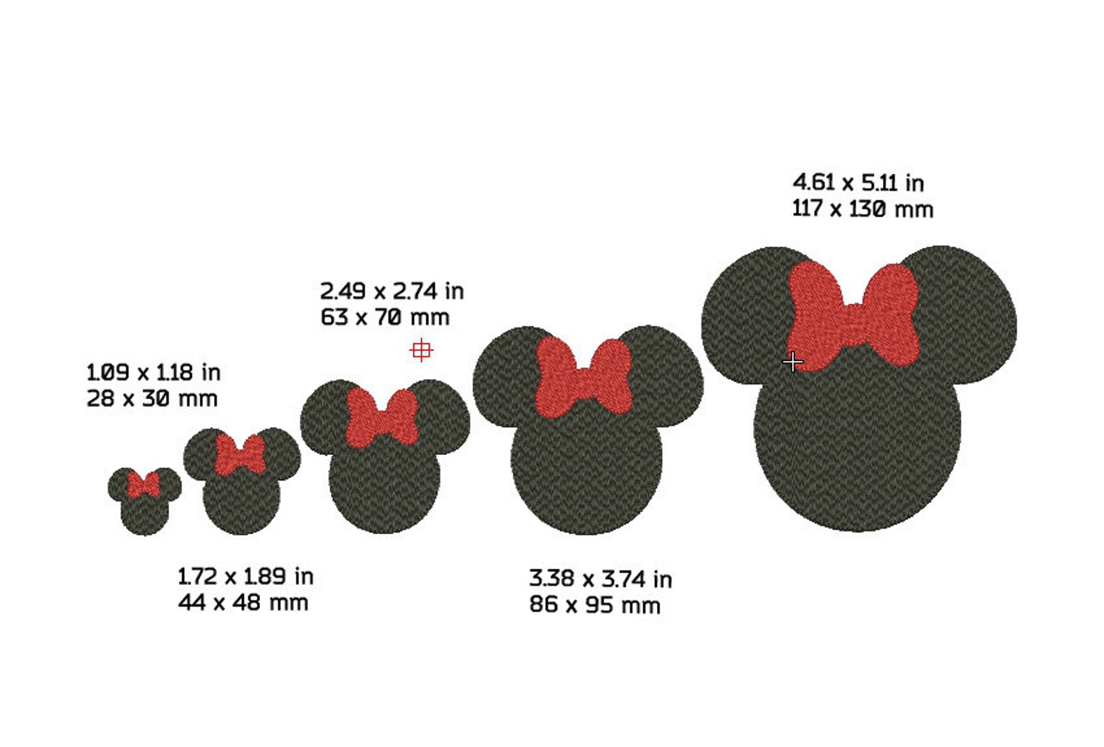 Machine Embroidery Designs Mouse SET Fill Mouse Embroidery Design Mouse ...