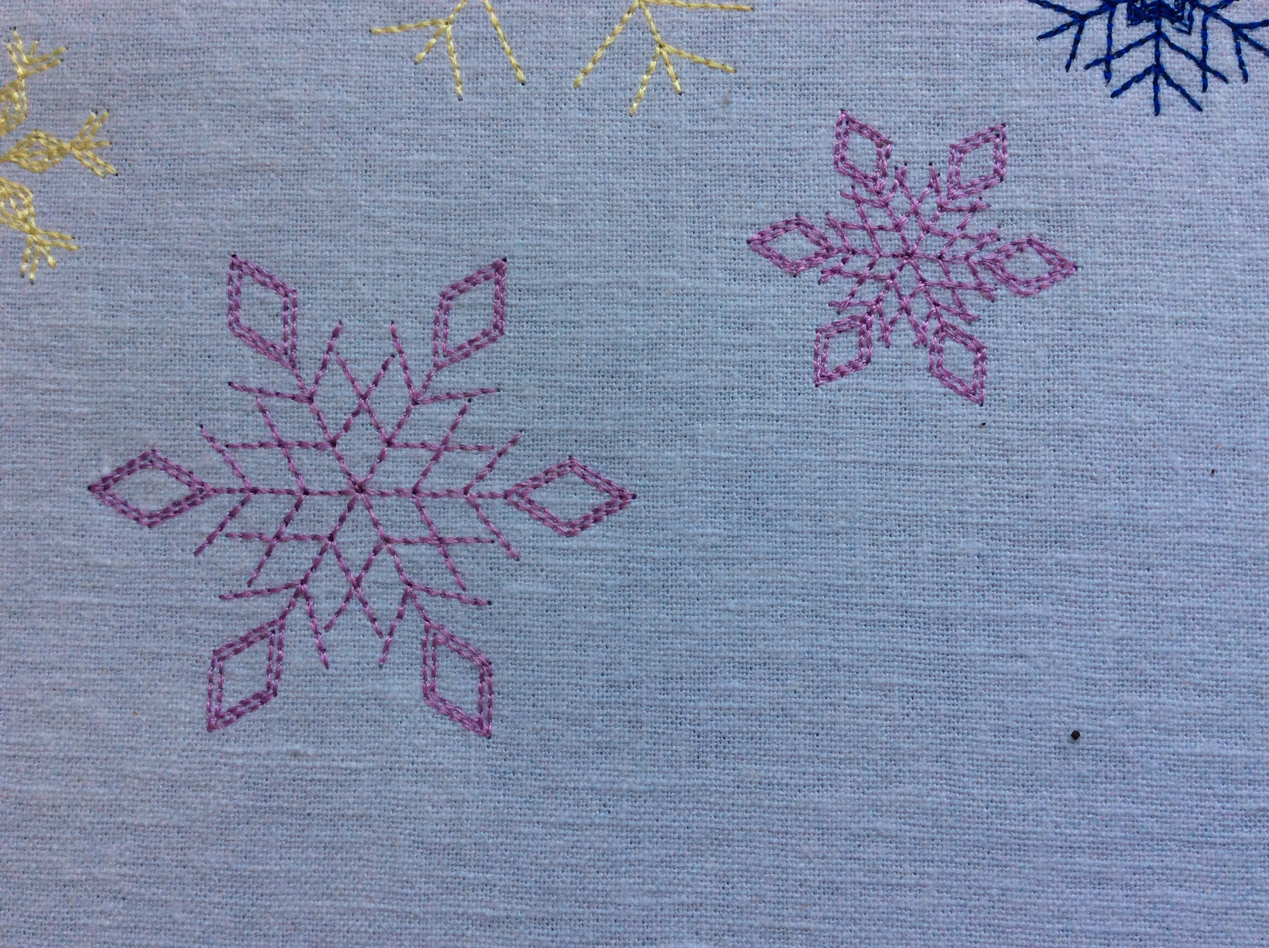 SET Snowflakes Embroidery Design Snow Flake Machine Embroidery - Etsy