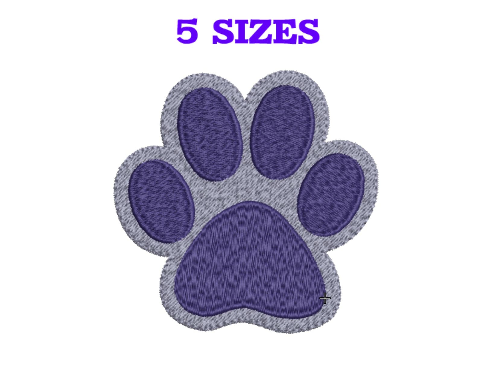 Embroidery Design Paw Print Machine Embroidery Design Dog Paw - Etsy