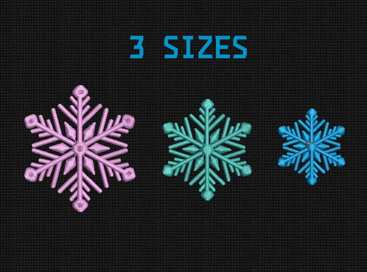 Snowflake Embroidery Design Snow Flake Machine Embroidery | Etsy
