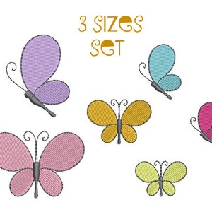 Machine Embroidery Design Butterfly Set Embroidery Designs Butterfly ...
