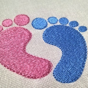 Machine Embroidery Design Foot Print Baby Machine Embroidery Foot Solid ...