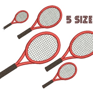 Tennis Racket Embroidery Design Racket Sport Machine Embroidery Design ...