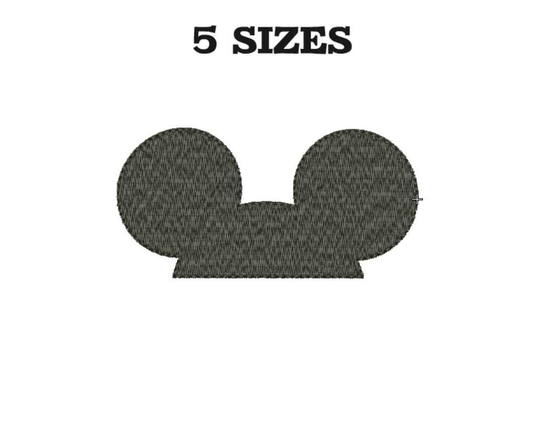 Embroidery Design Mouse Head Embroidery Designs Mouse Fill Head Machine ...