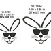 Funny Bunny Embroidery Designs Rabbit SET Embroidery Design - Etsy