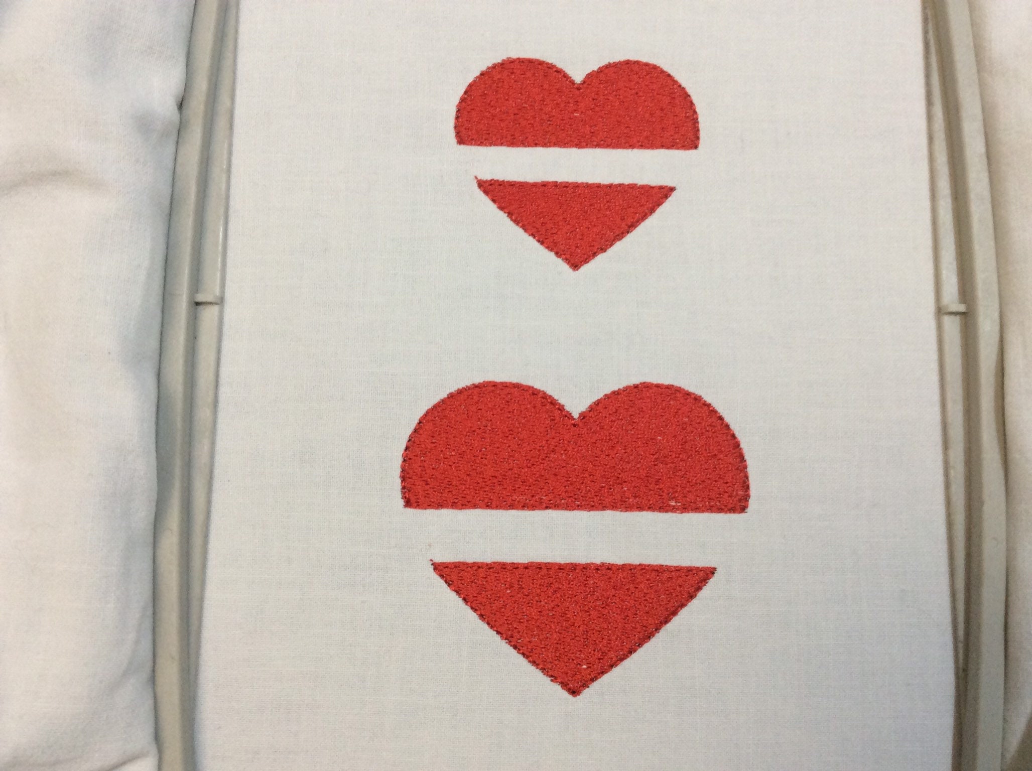 Amour Machine Embroidery Design Heart Split Embroidery Designs - Etsy